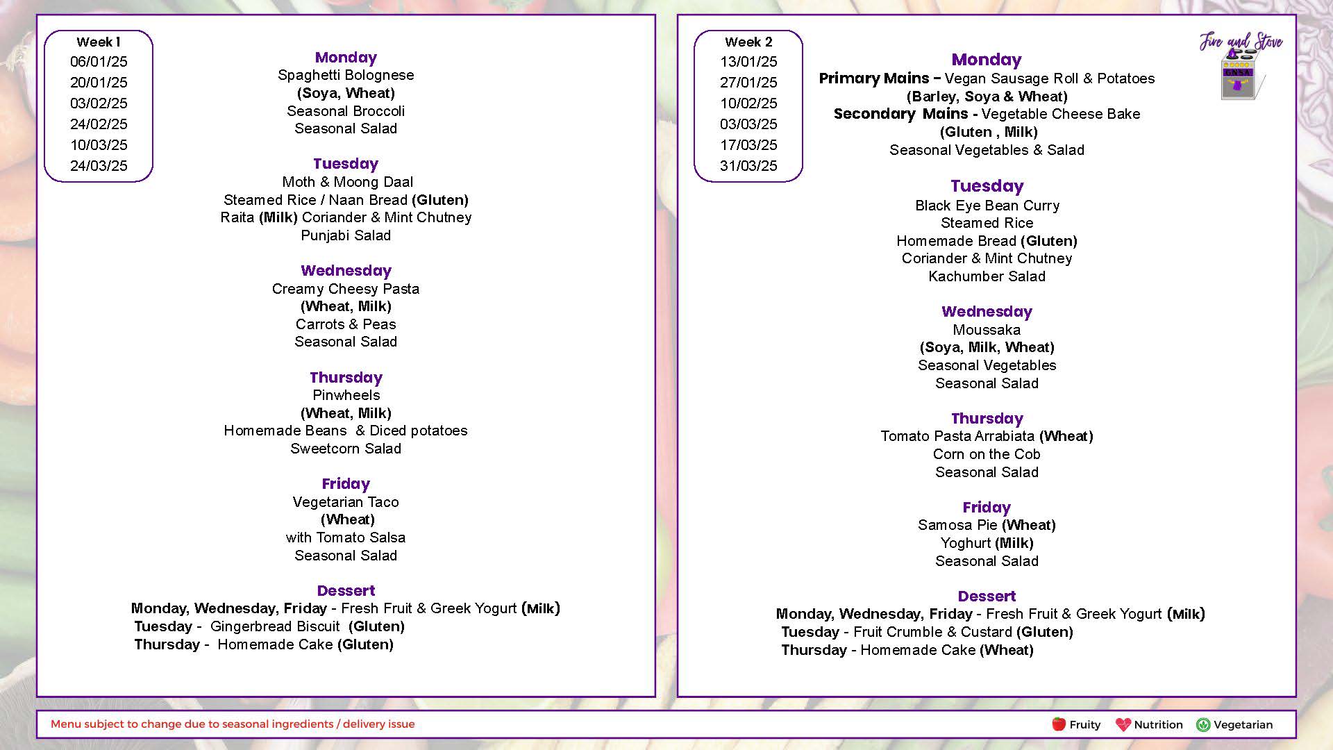 Guru Nanak Sikh Academy - School Meals